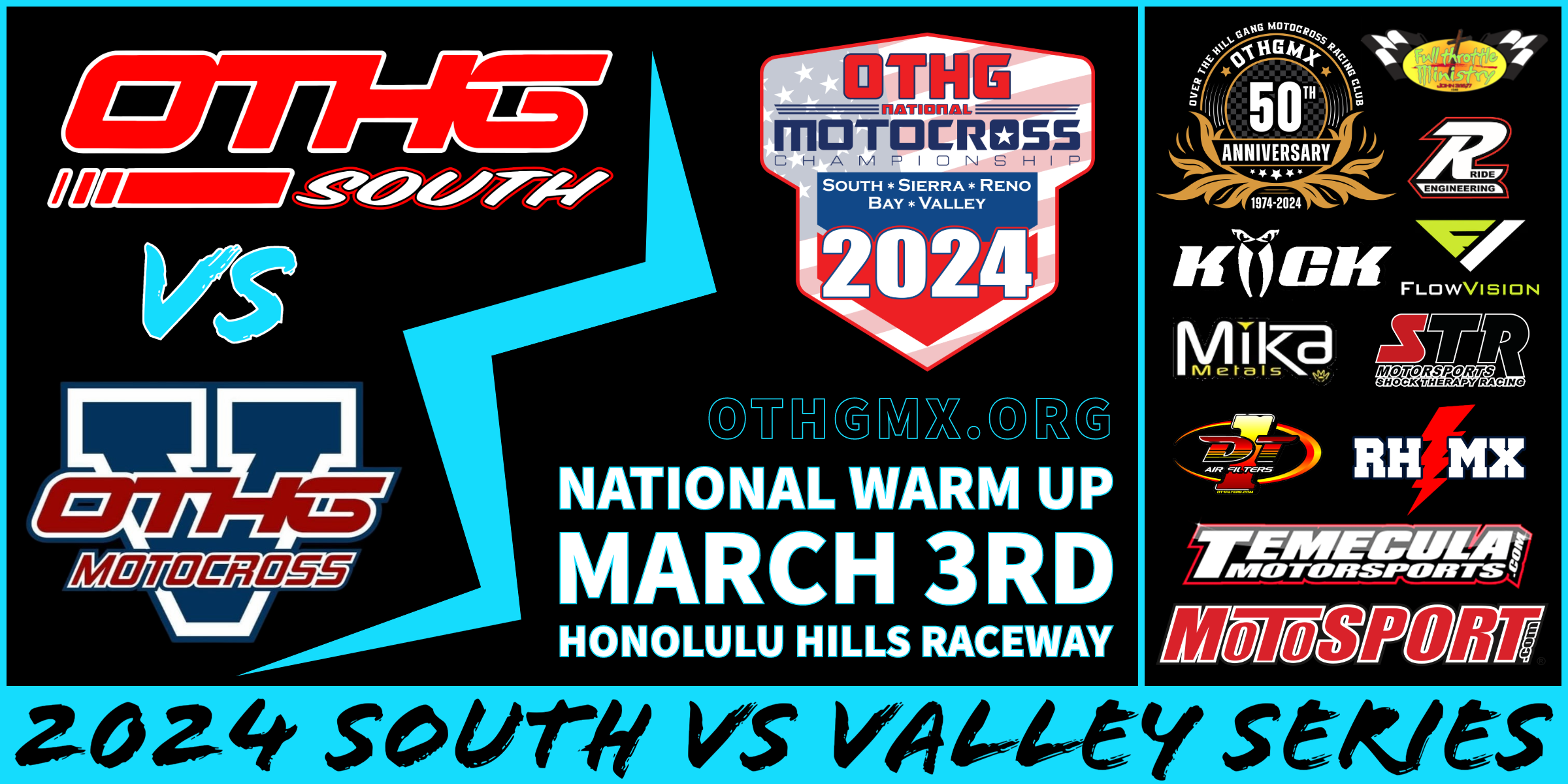 South National Warm Up | Honolulu Hills Raceway - Over The Hill Gang