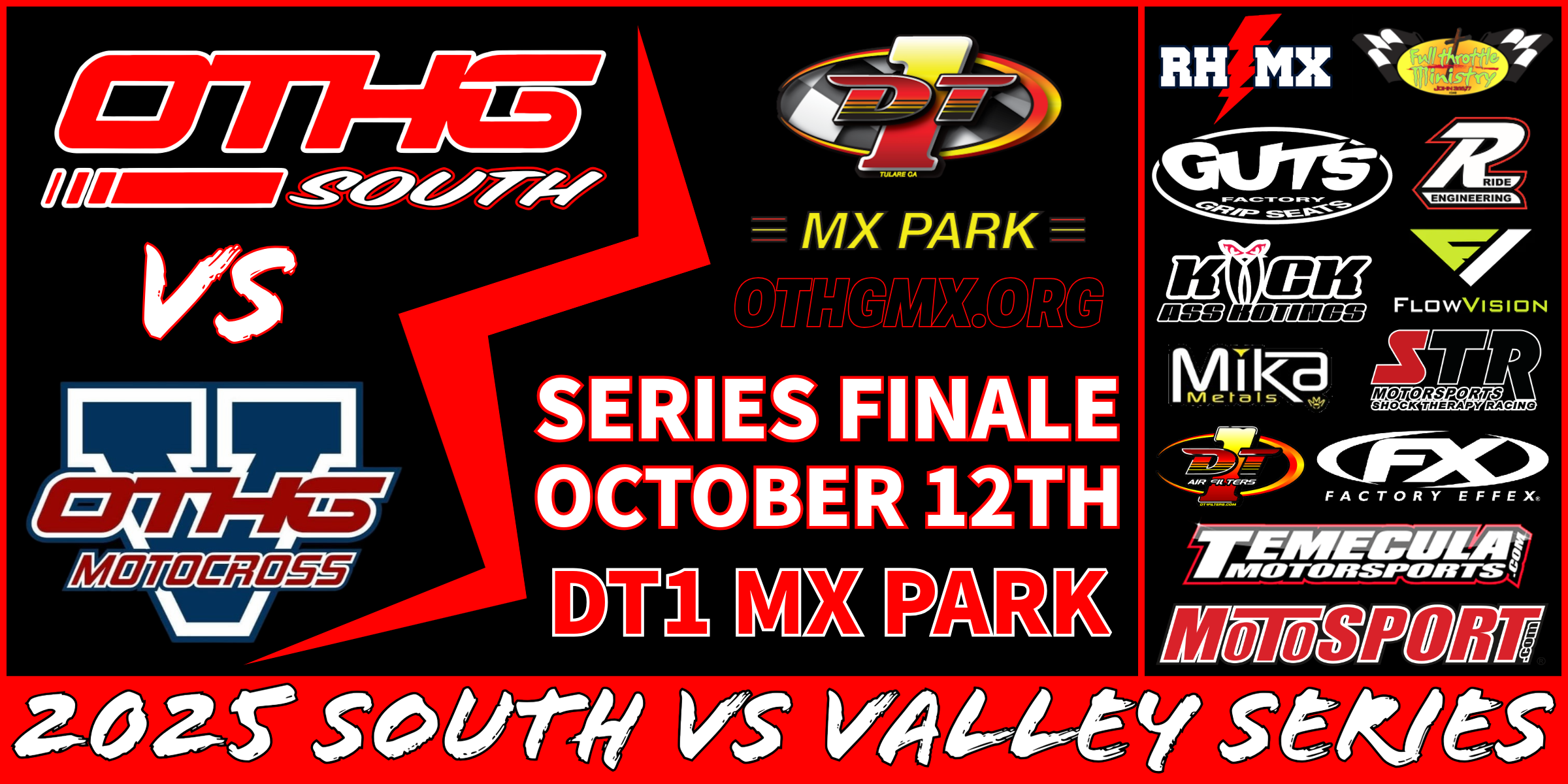 South vs Valley Series Finale | DT1 MX Park - Over The Hill Gang